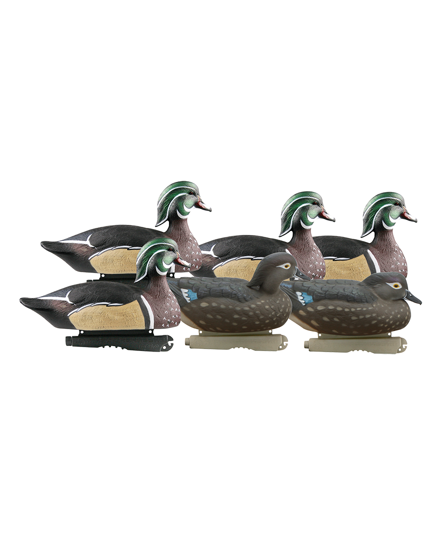 GHG Hunter Series Life Size Wood Duck Decoys – Banded