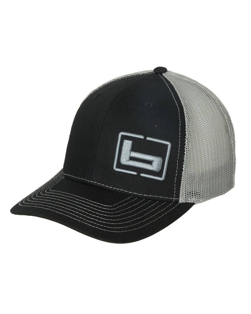 Trucker Charcoal Side Logo Cap – Banded
