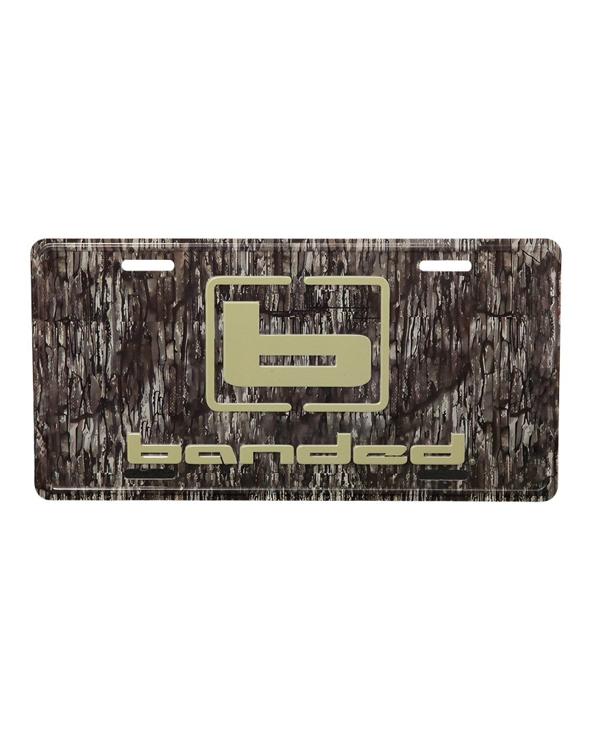 Banded License Plate