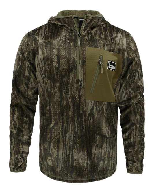 Hooded Mid-Layer Fleece Pullover – Banded Hooded Mid-Layer Fleece Pullover – Banded