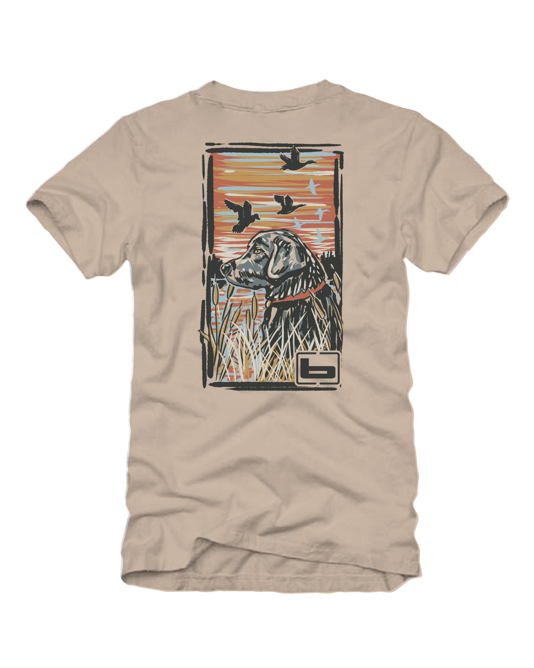 Watercolor Black Lab Short Sleeve T-Shirt – Banded