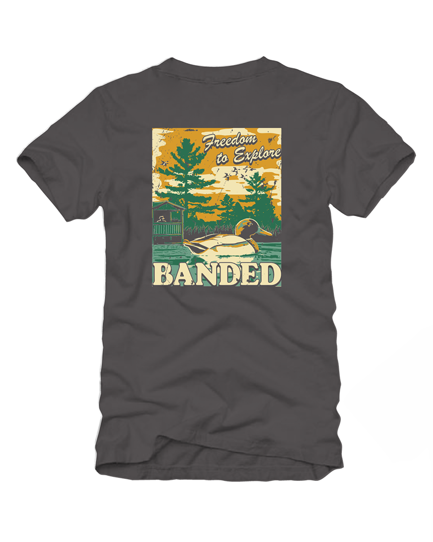 Duck Blind Poster Short Sleeve Tee – Banded