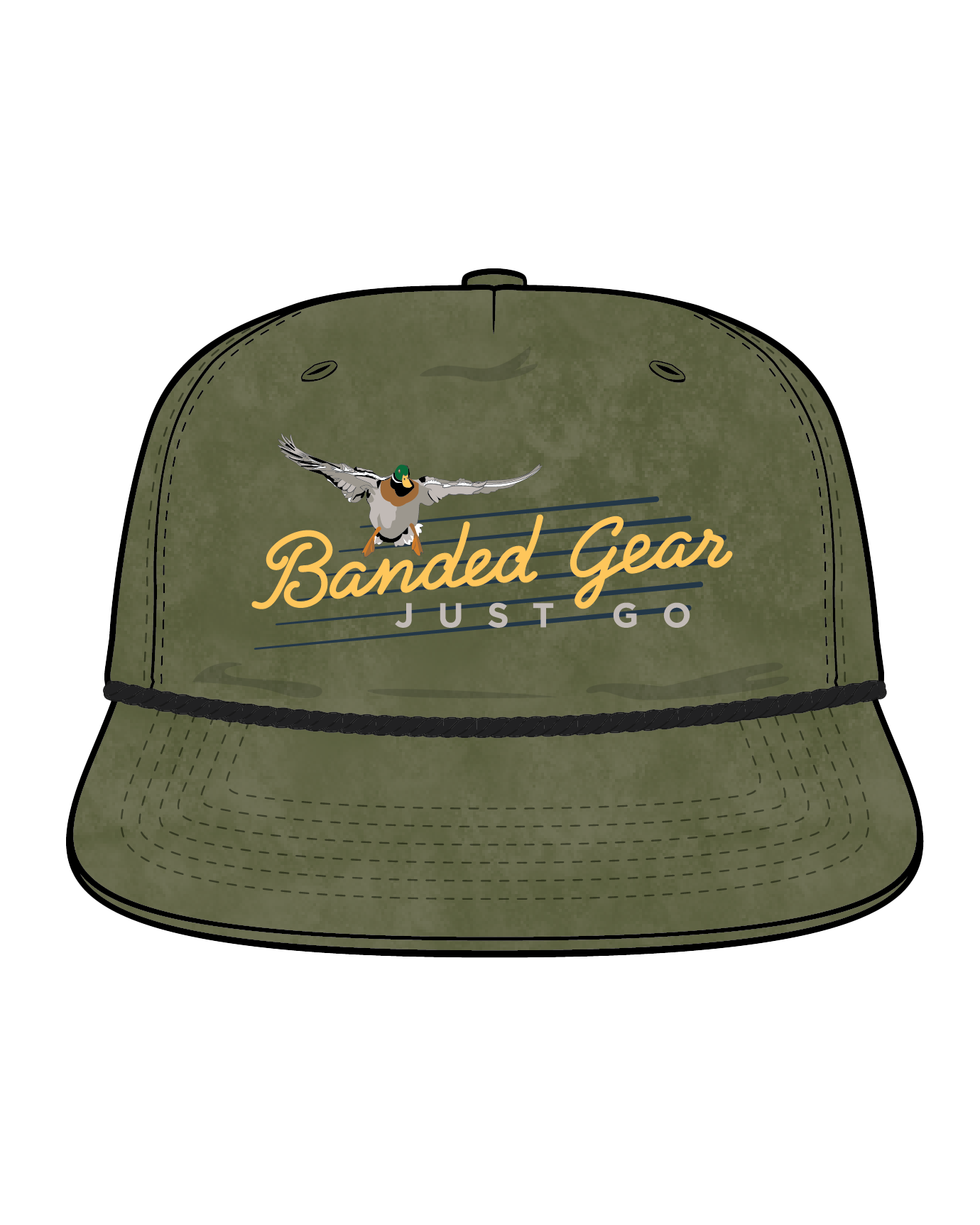 Banded Washed Banded Gear Cap