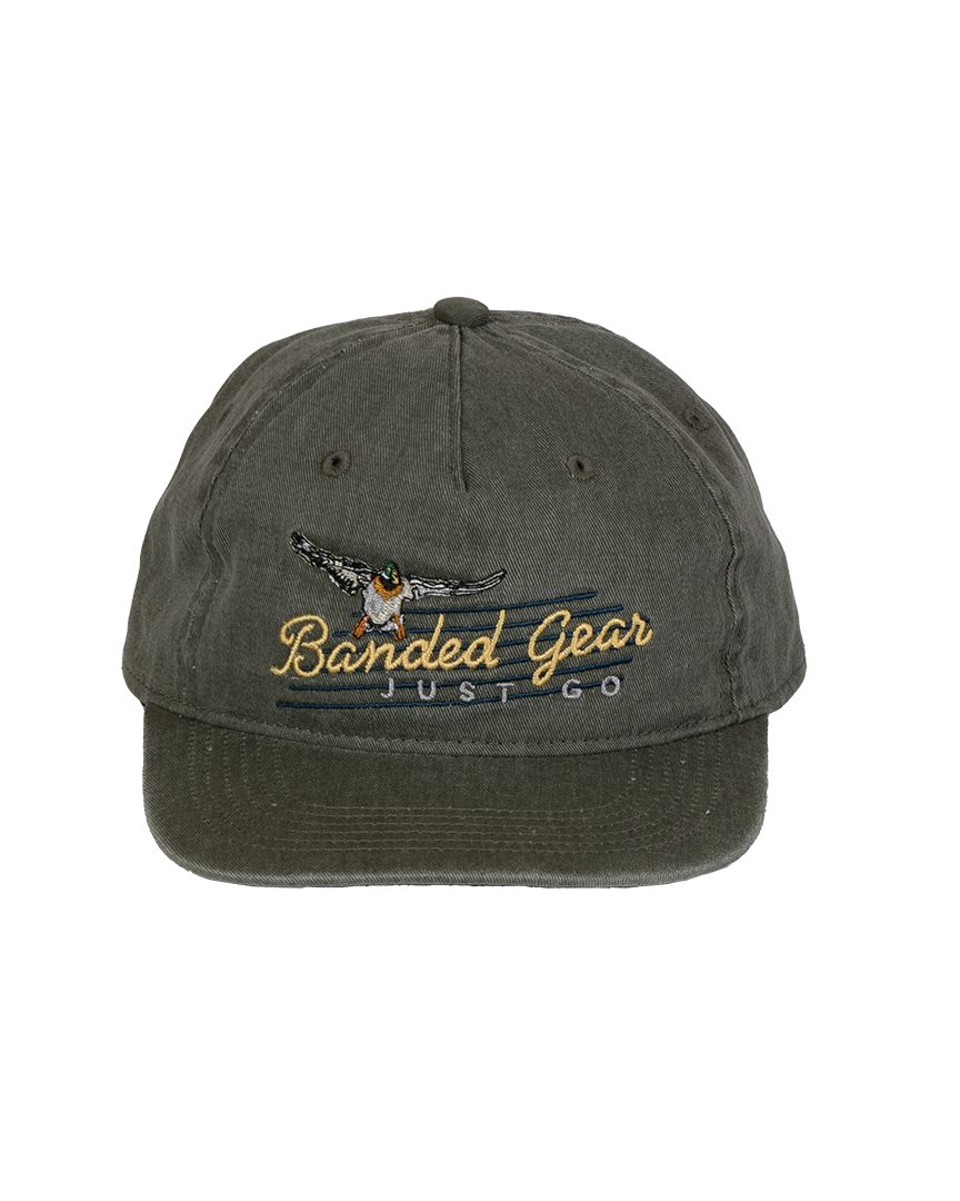 Banded Washed Banded Gear Hat