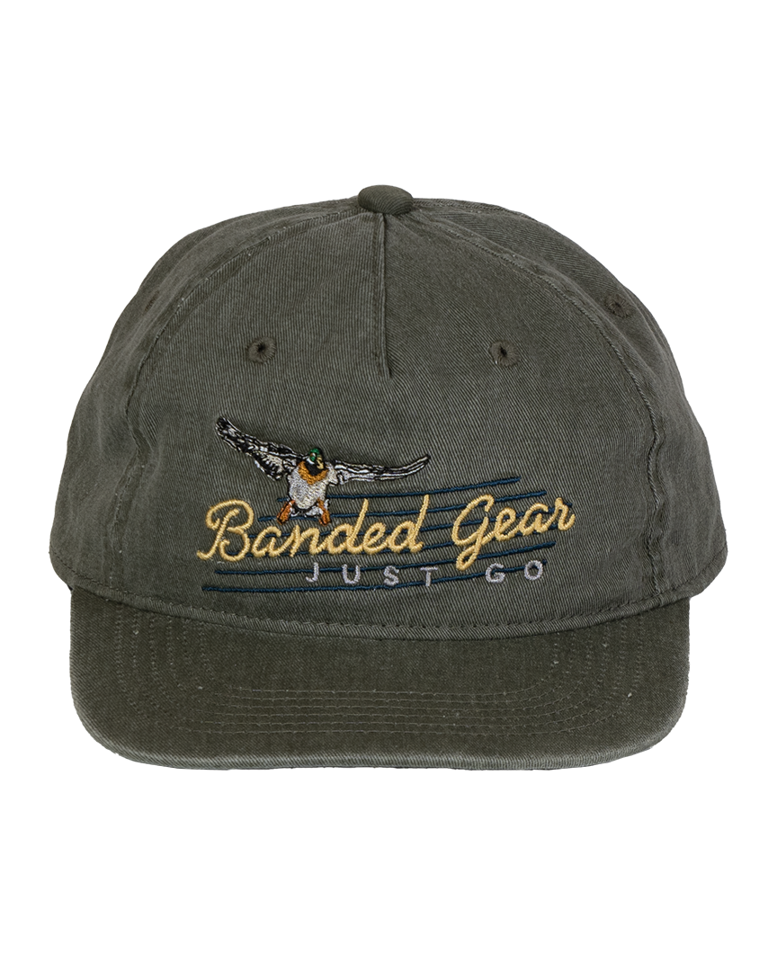 Banded Washed Banded Gear Hat