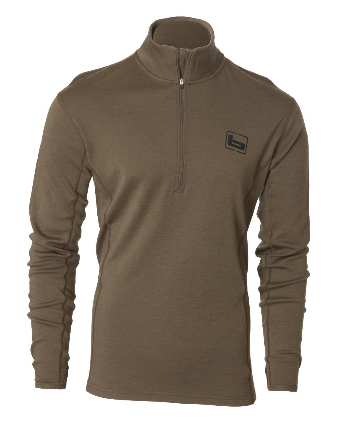 Banded Base Merino Wool 1/4 Zip Pullover