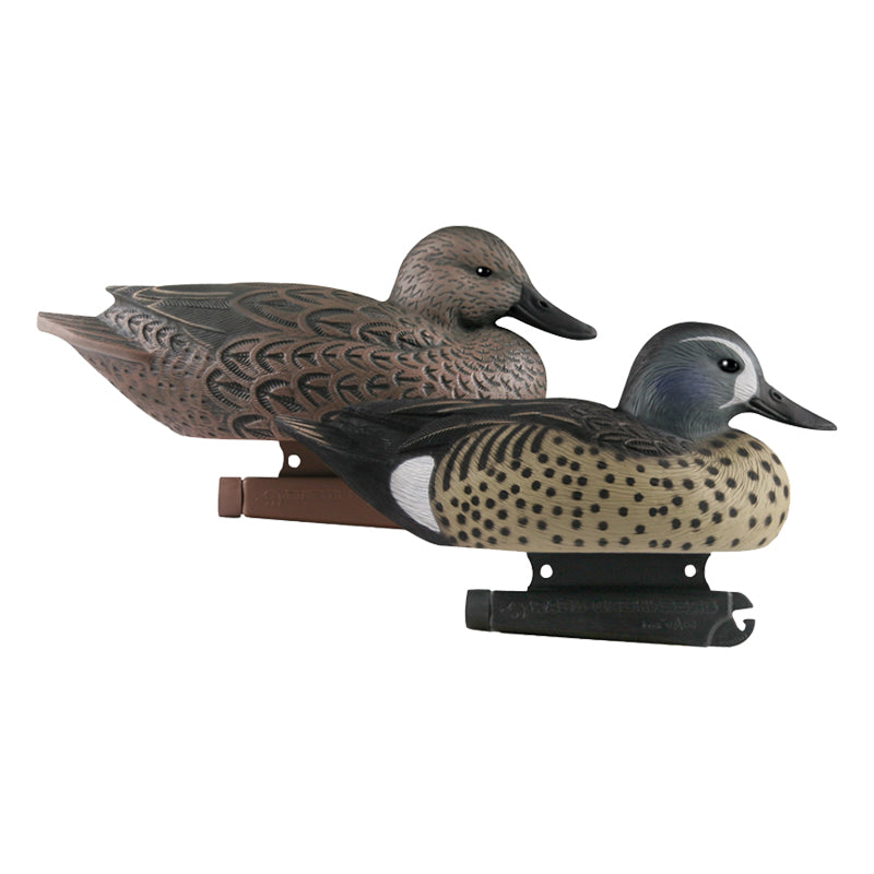 GHG Hunter Series Life Size Blue Wing Teal Decoys – Banded